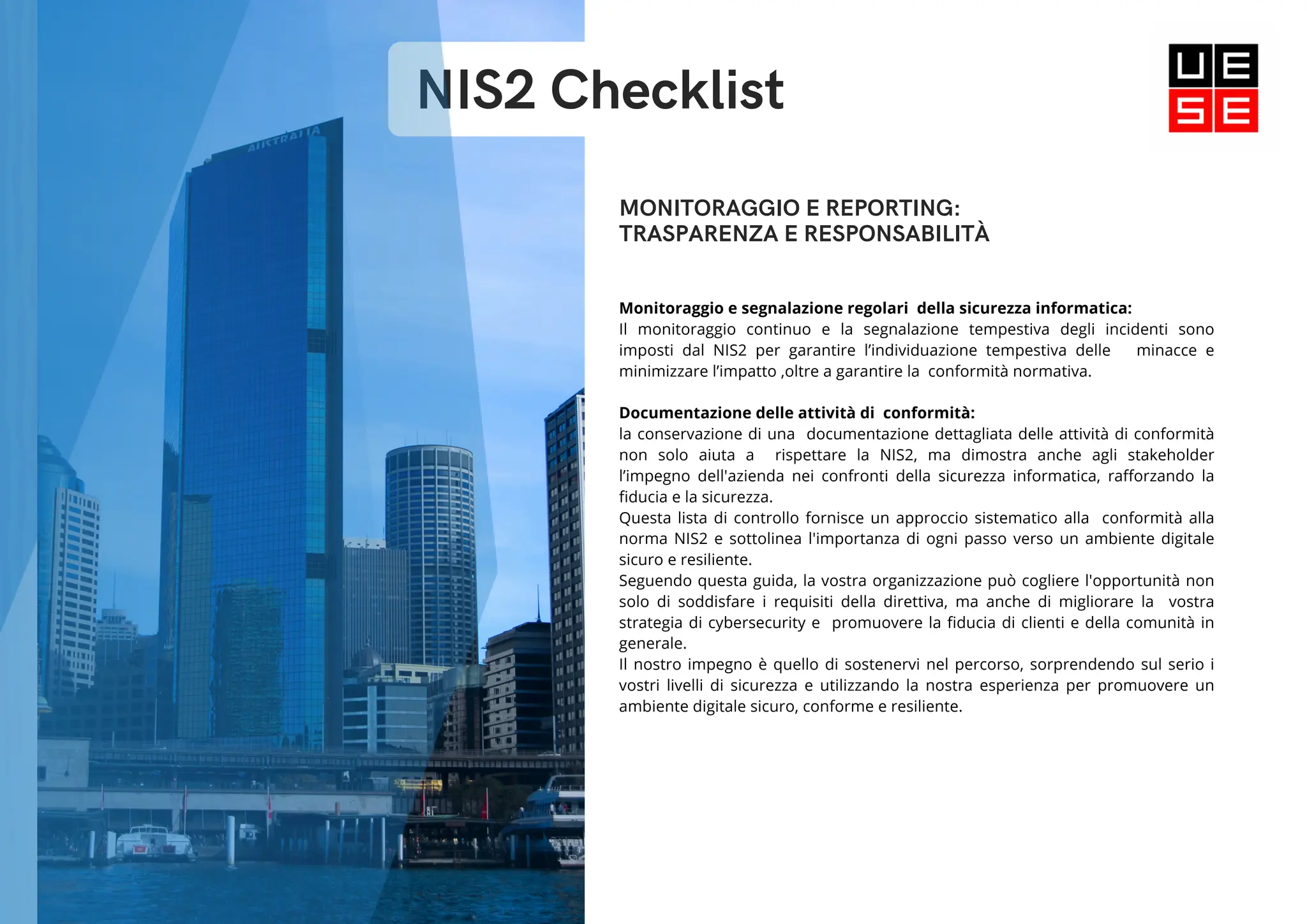 UESE ITALIA Direttiva NIS2 Checklist e obblighi | PDF