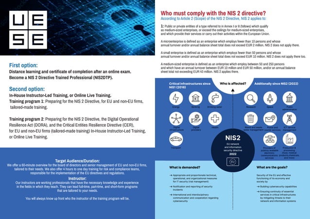 UESE ITALIA NIS 2 Directive training.pdf