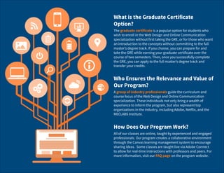 Master's Degree in Web Design - Information Packet | PPT