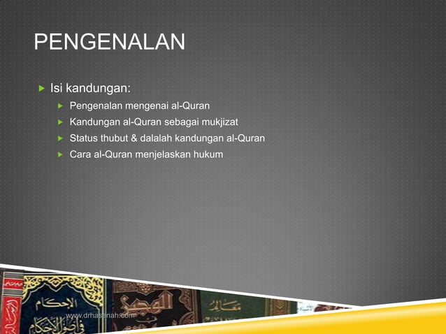 Usul Fiqh 1 Topik 6 - Sumber Perundangan Islam - Al-Quran | PPT
