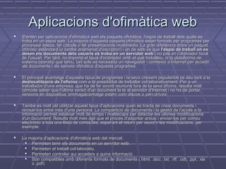 aplicacions web | PPT