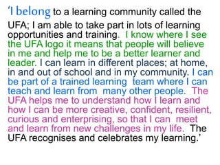 UFA Transforming Learning | PPTX