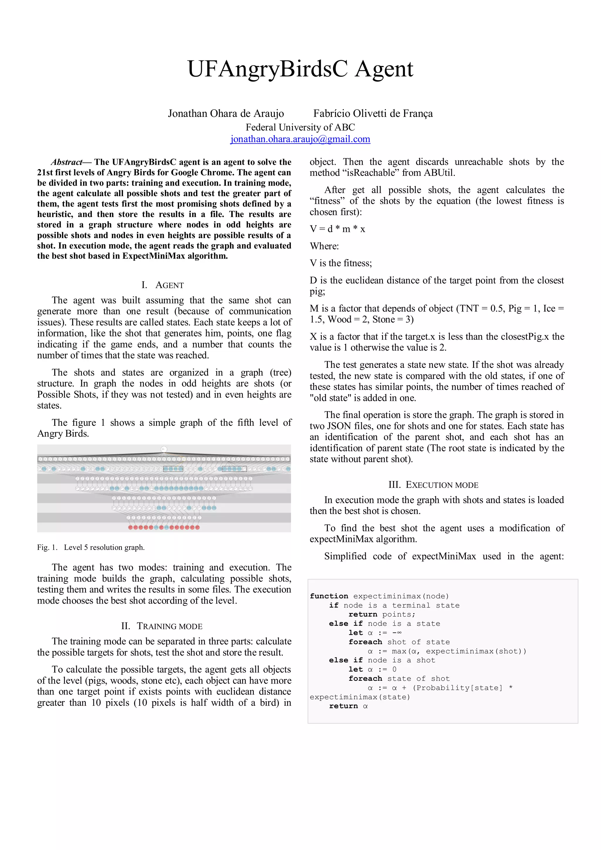 UFAngryBirdsC Agent | PDF