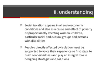 Overcoming Social Isolation and Deepening Social Connectedness - NYC ...