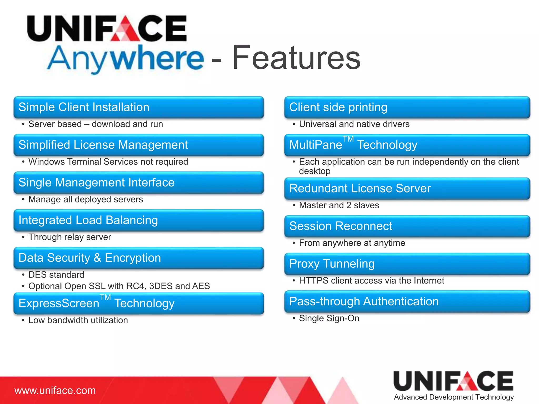 Uniface Anywhere version 5 | PPTX