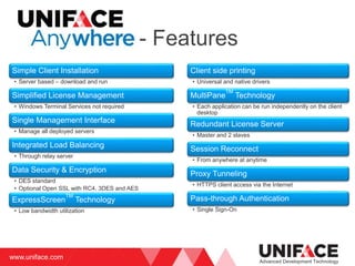 Uniface Anywhere version 5 | PPTX