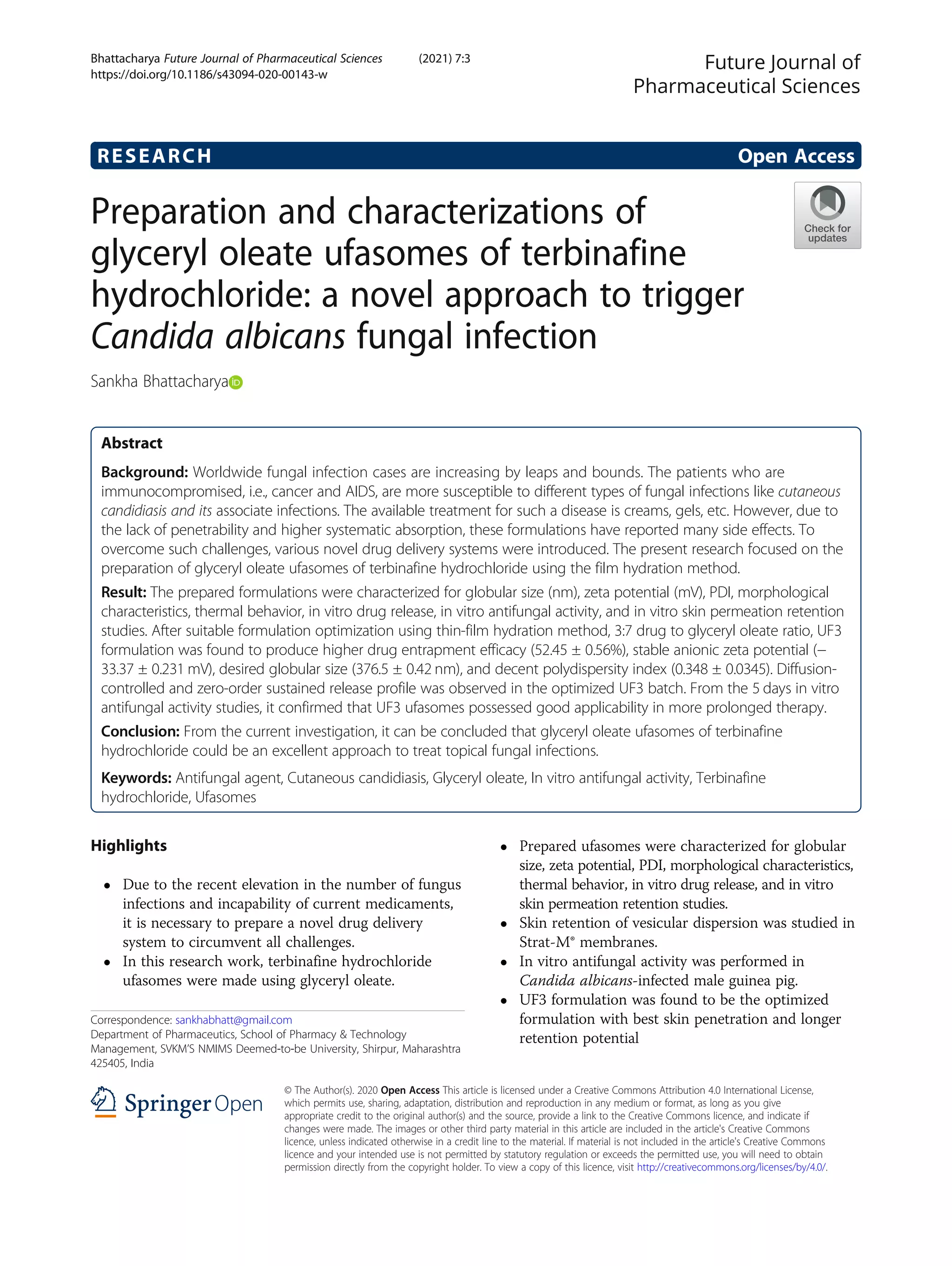 Ufasomes | PDF