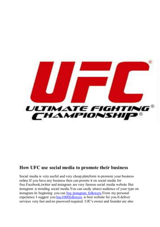 Ufc | DOCX