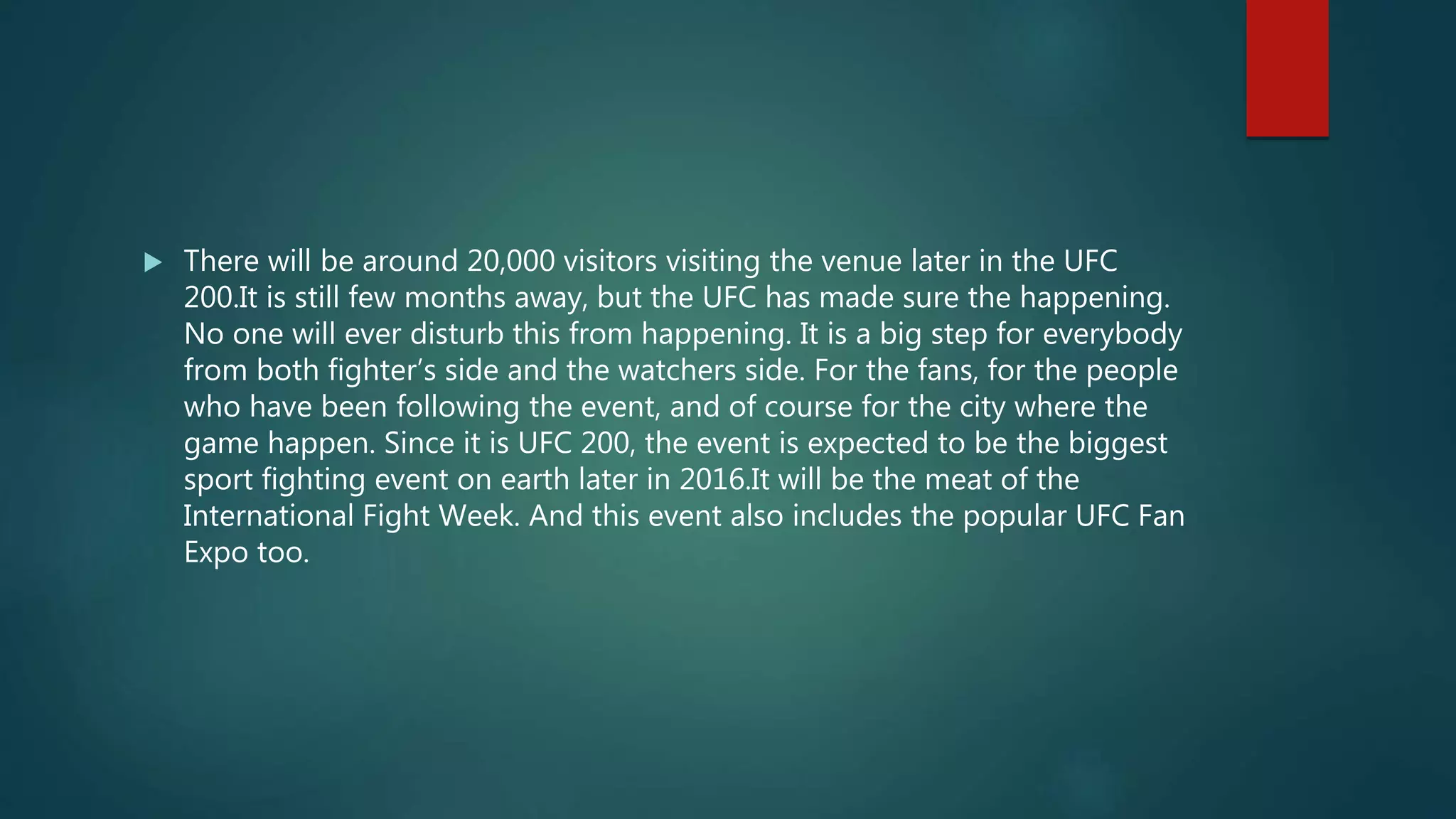 UFC 200 | PPT