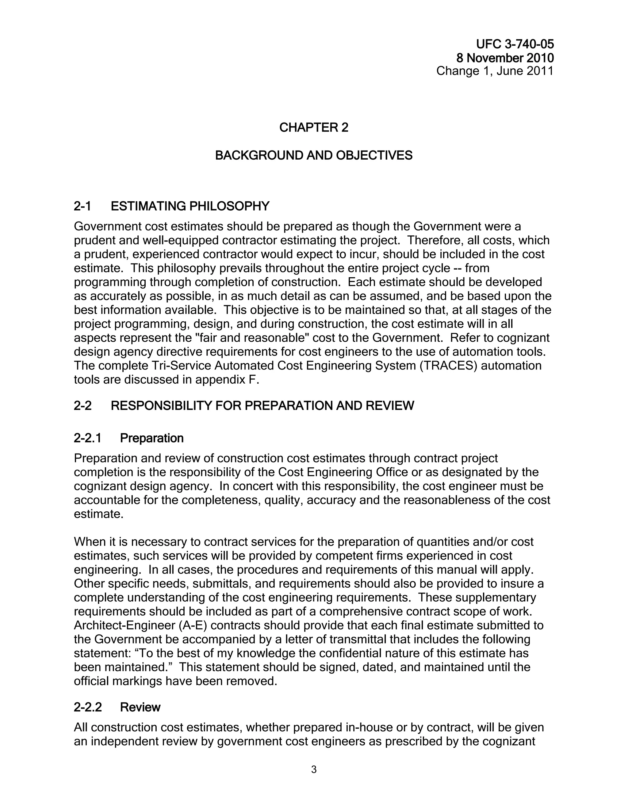 Ufc 3 740-05 handbook construction cost estimating, with change 1 | PDF