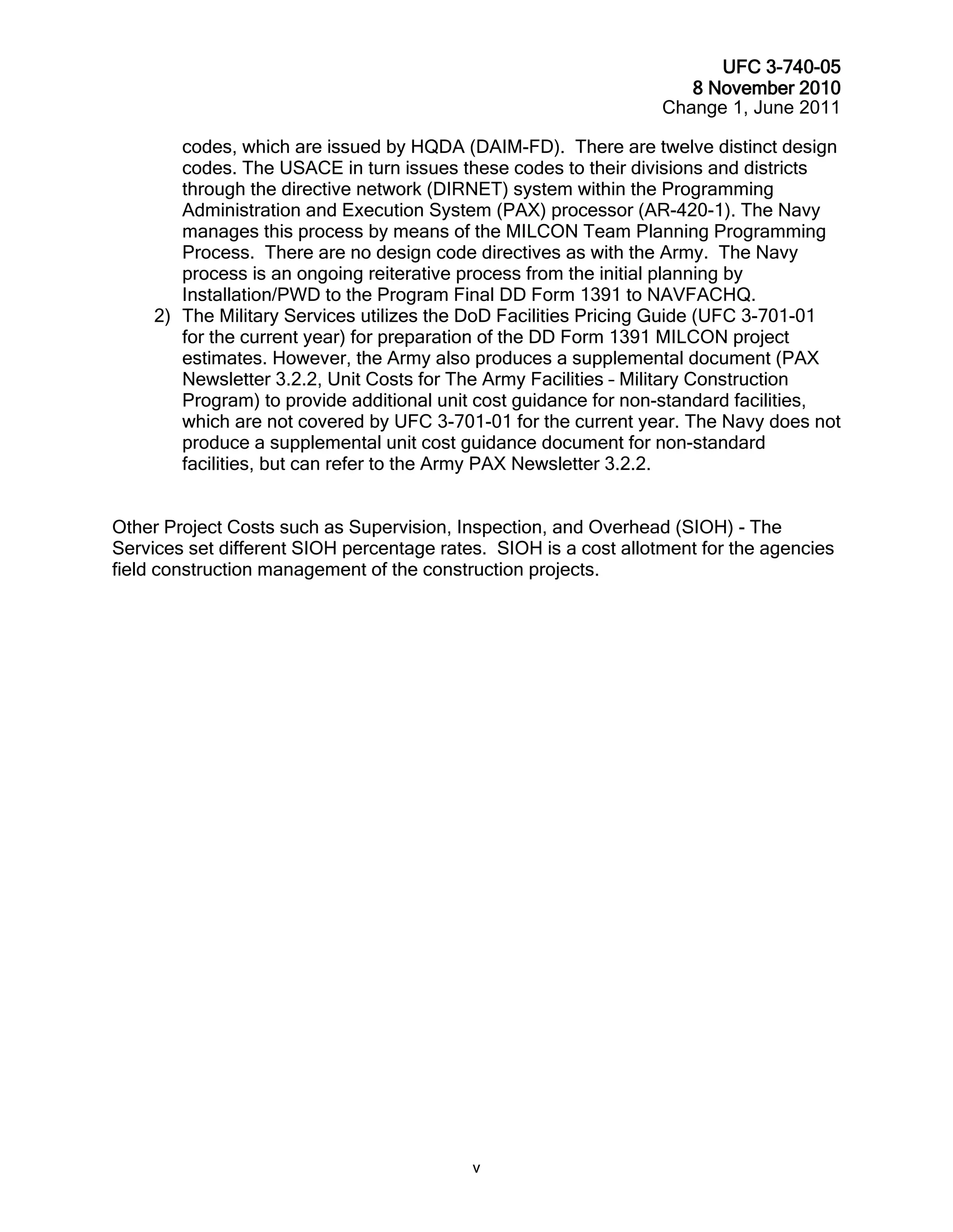 Ufc 3 740-05 handbook construction cost estimating, with change 1 | PDF