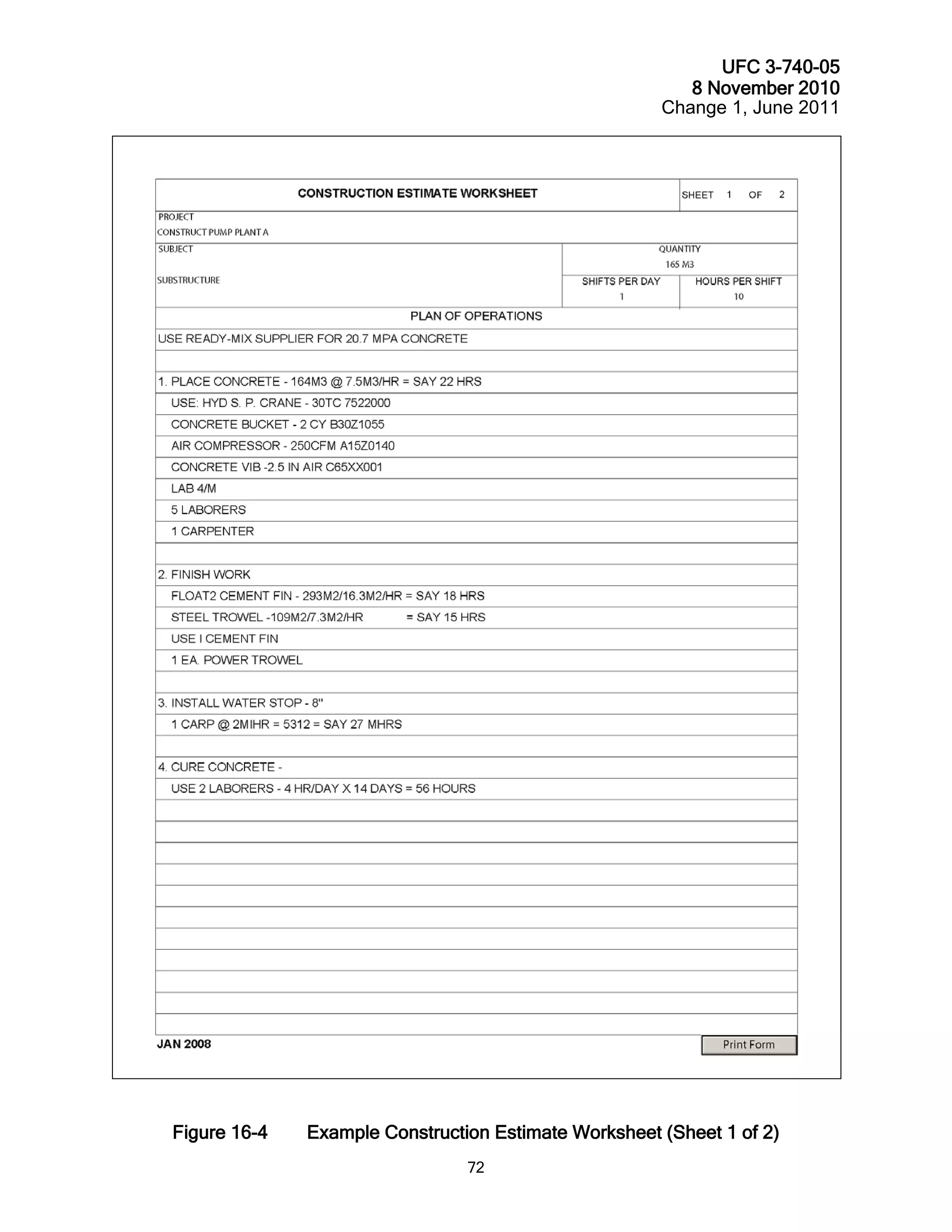 Ufc 3 740-05 handbook construction cost estimating, with change 1 | PDF