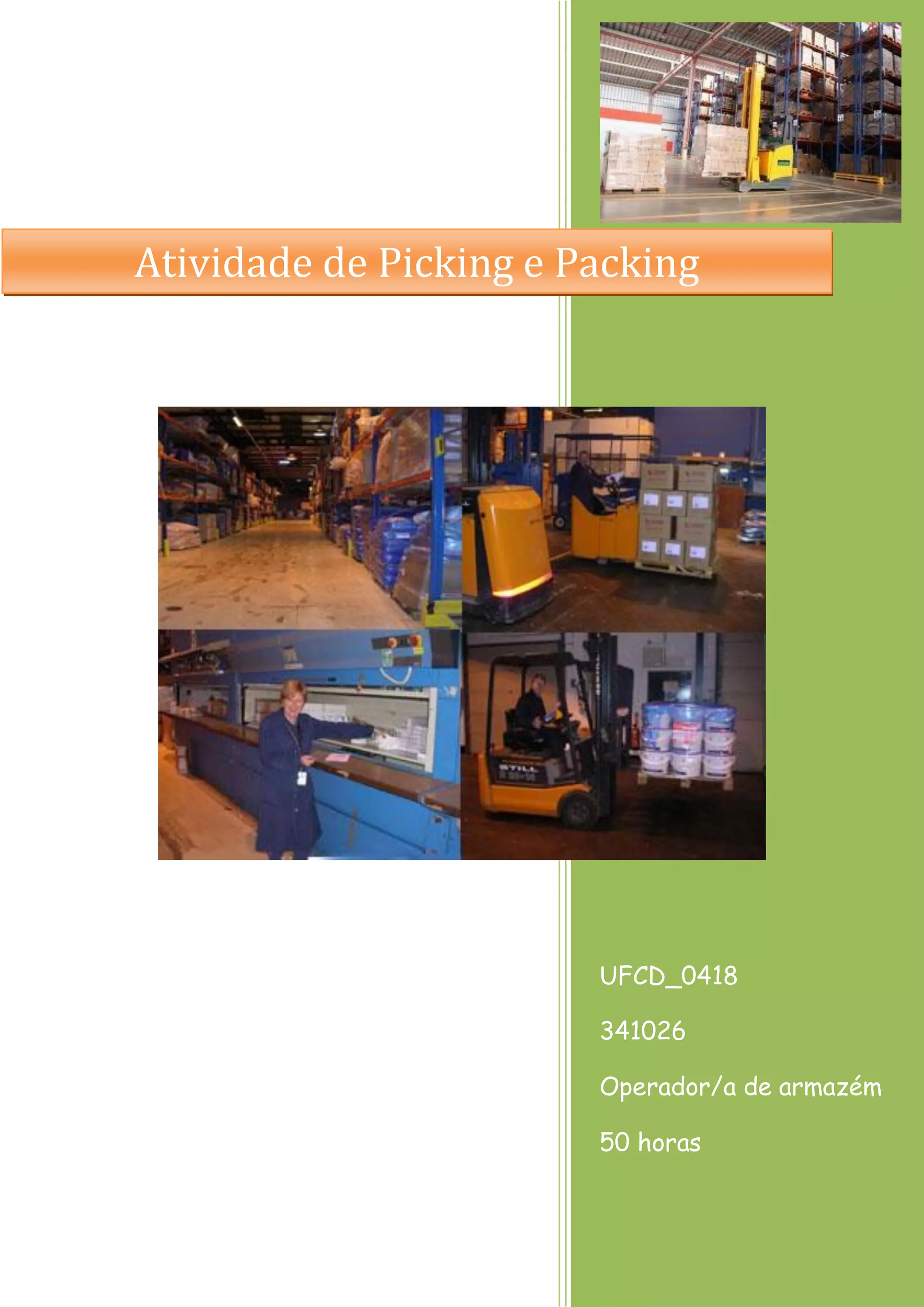 Ufcd 0418 atividade de picking e packing | PDF