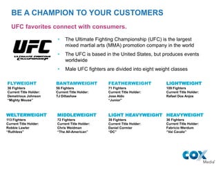 Advertising in the UFC | PPT