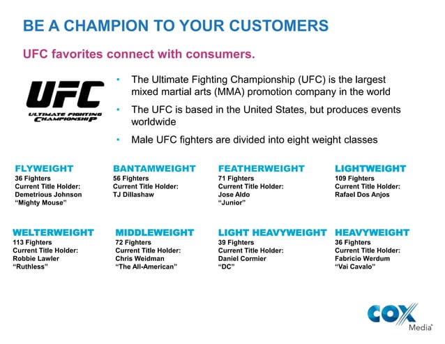 Advertising in the UFC | PPT
