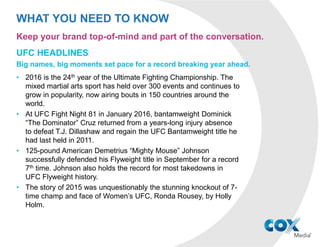 Advertising in the UFC | PPT