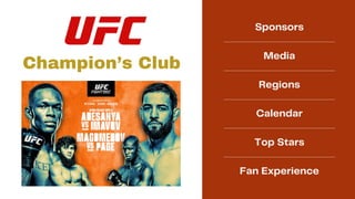 Sports Business Models UFC Website Final Project | PDF