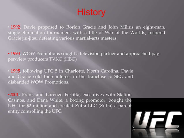 Ufc (ultimate fighting championship) | PPTX