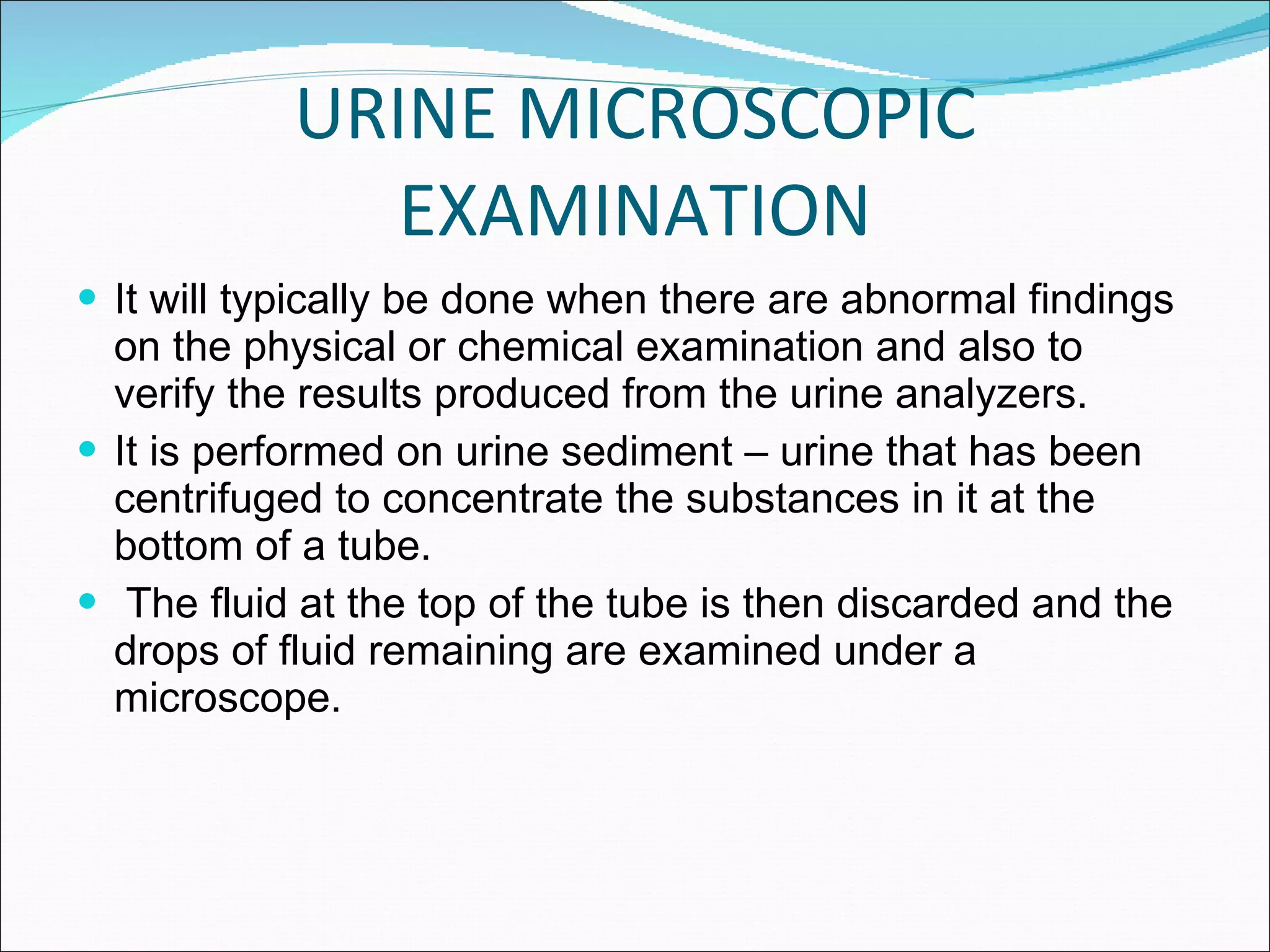 Urine FEME | PPT