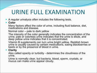 Urine FEME | PPT