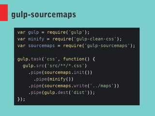 Laziness with Gulp | PPT