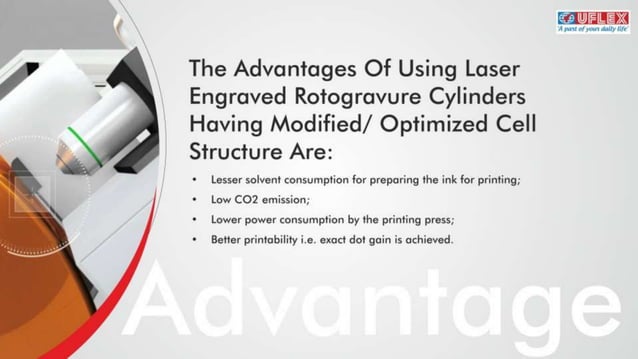 UFLEX ACHIEVES LOW INK GSM BY MODIFYING AND OPTIMIZING ROTOGRAVURE CELL ...