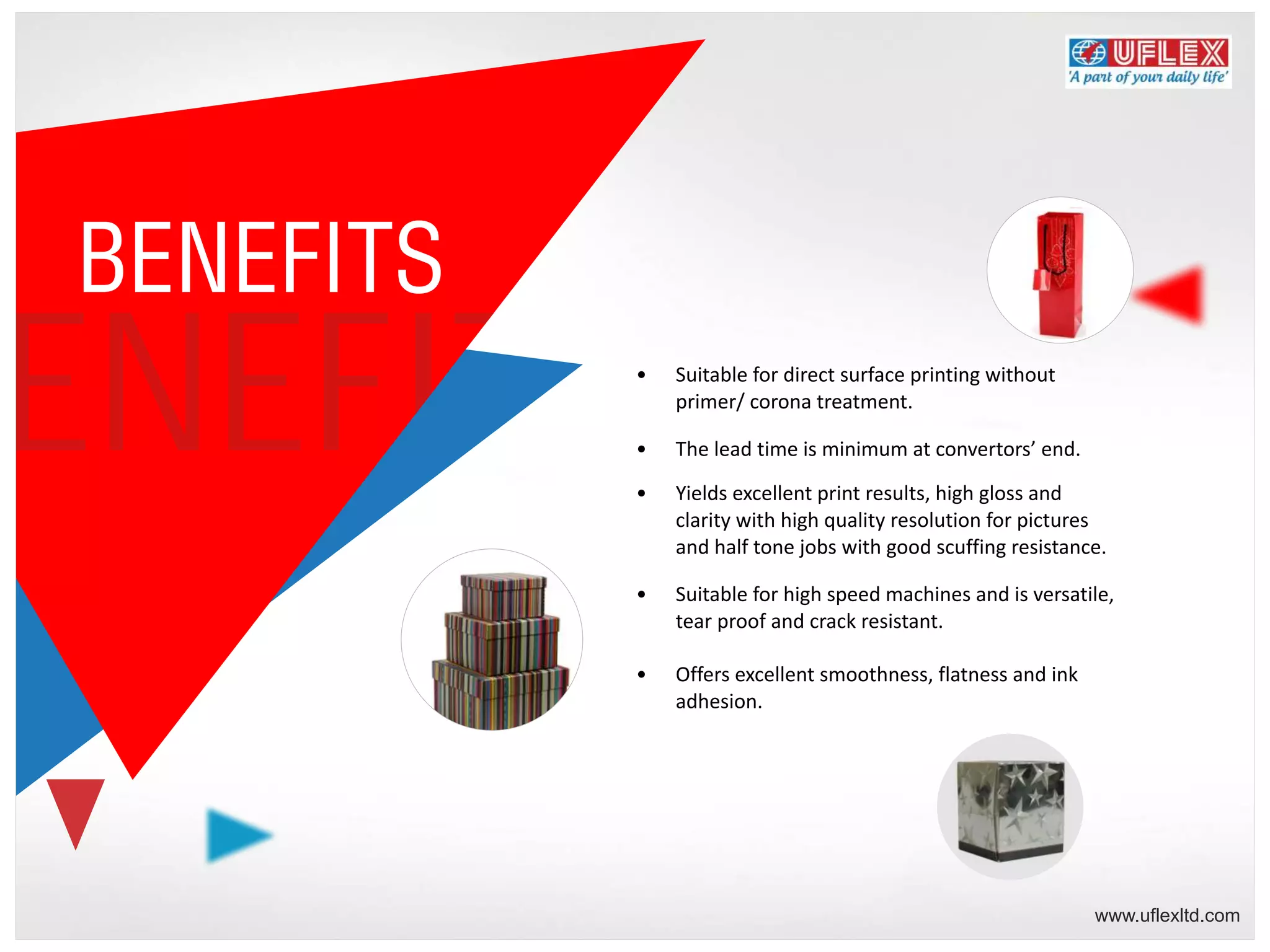 UFLEX LAUNCHES DIRECT UV OFFSET PRINTABLE POLYESTER FILM | PDF