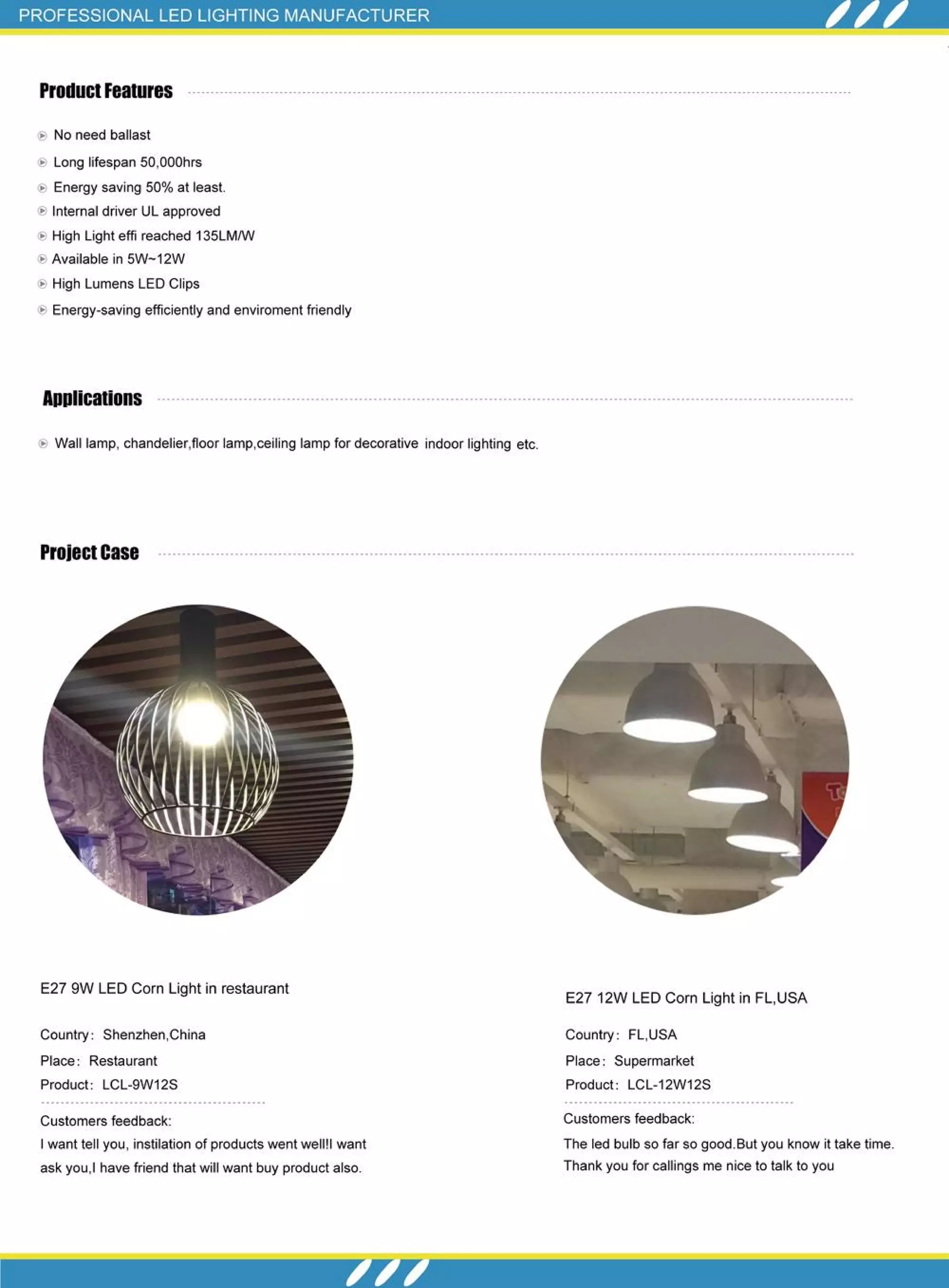 LED UFO LIGHT CATALOG | PDF