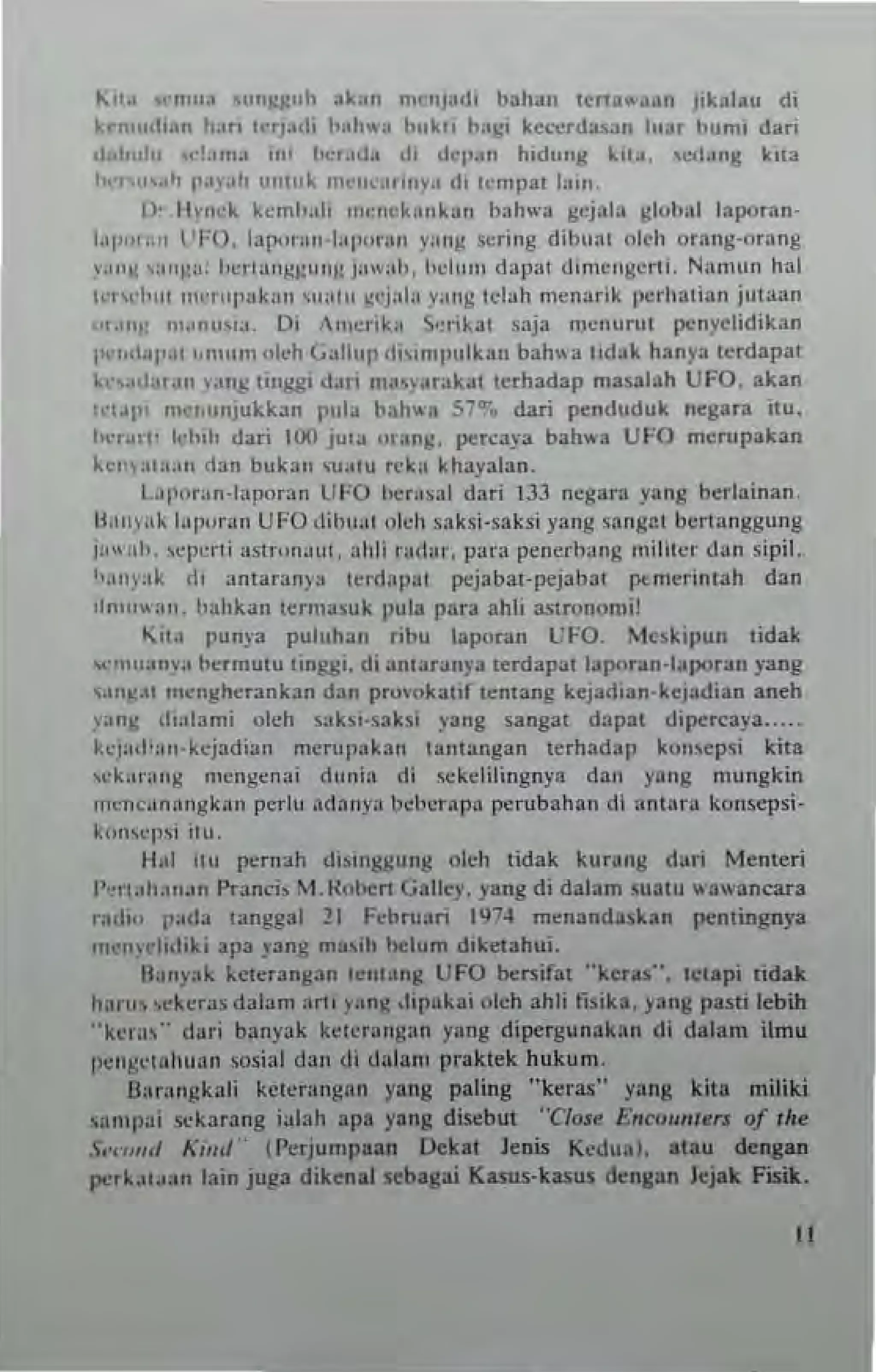 UFO Salah Satu Masalah Dunia Masa Kini | PDF