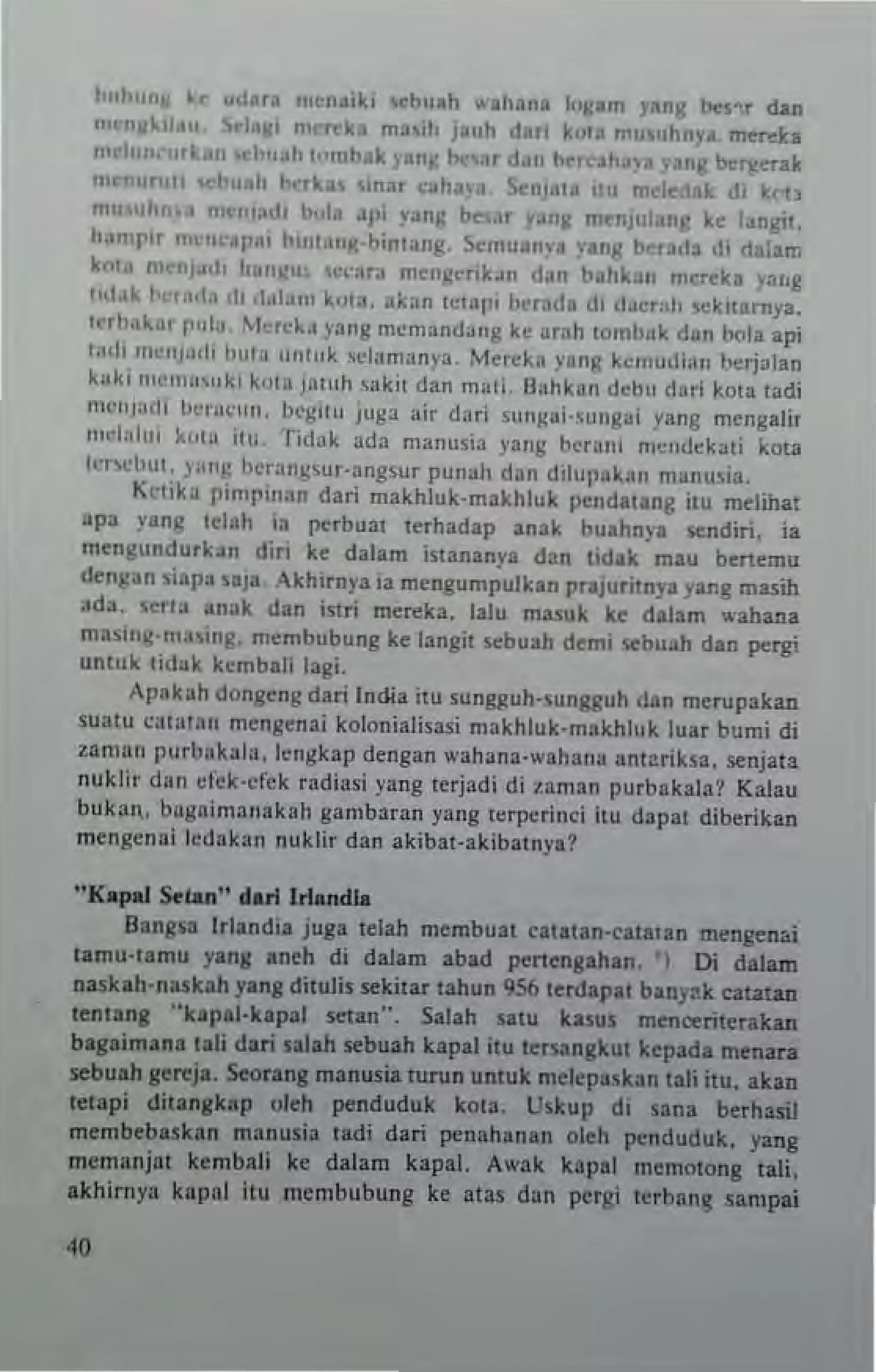 UFO Salah Satu Masalah Dunia Masa Kini | PDF