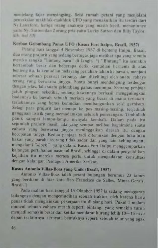 UFO Salah Satu Masalah Dunia Masa Kini | PDF
