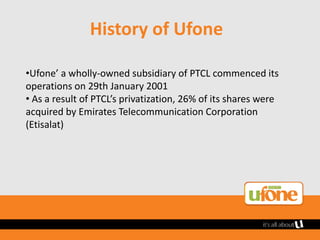 Ufone/QAU/STRATEGY/TELECOM/BEST/NEW | PPT