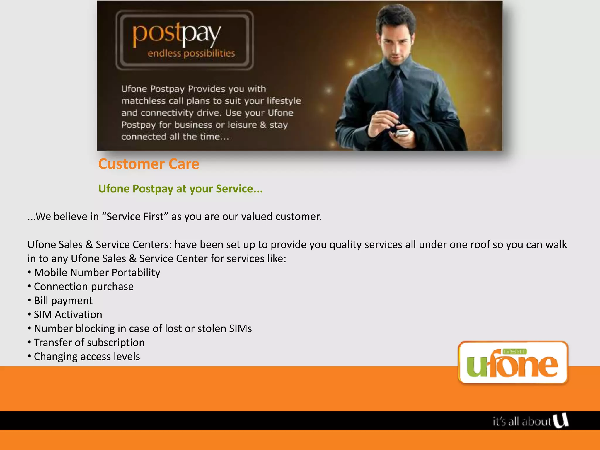 Ufone Postpay | PPT