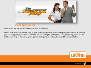 Ufone VAS | PPTX