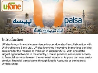 Ufone u paisa presentation | PPT