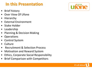 Ufone tum he tu ho! | PPT