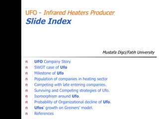 Ufo Kızılötesi Isıtıcı Markası | PPT