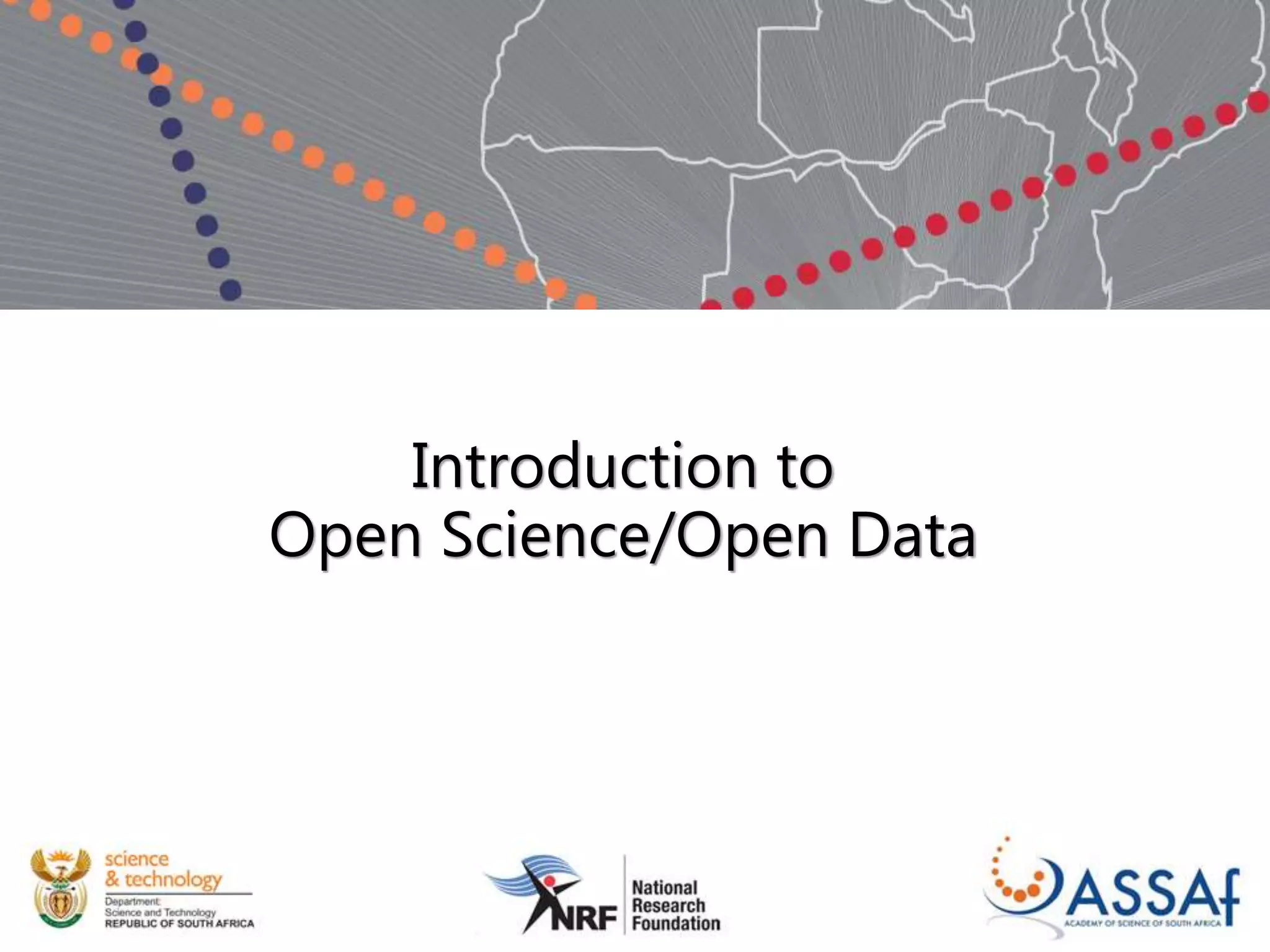 Open Science and Open Data for Librarians | PPTX