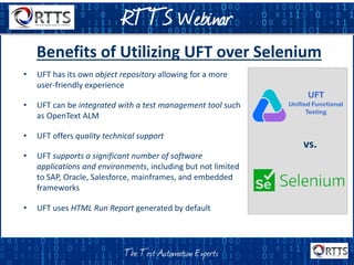 Improving Automated Testing Projects with UFT | PDF