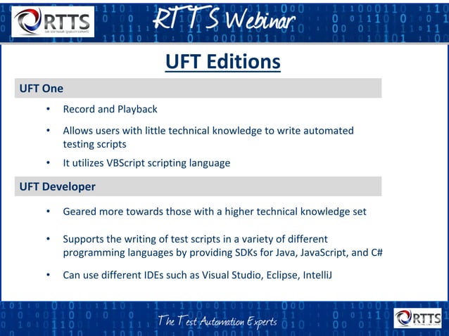 Improving Automated Testing Projects With Uft Ppt