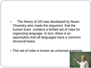 Universal grammar | PPTX