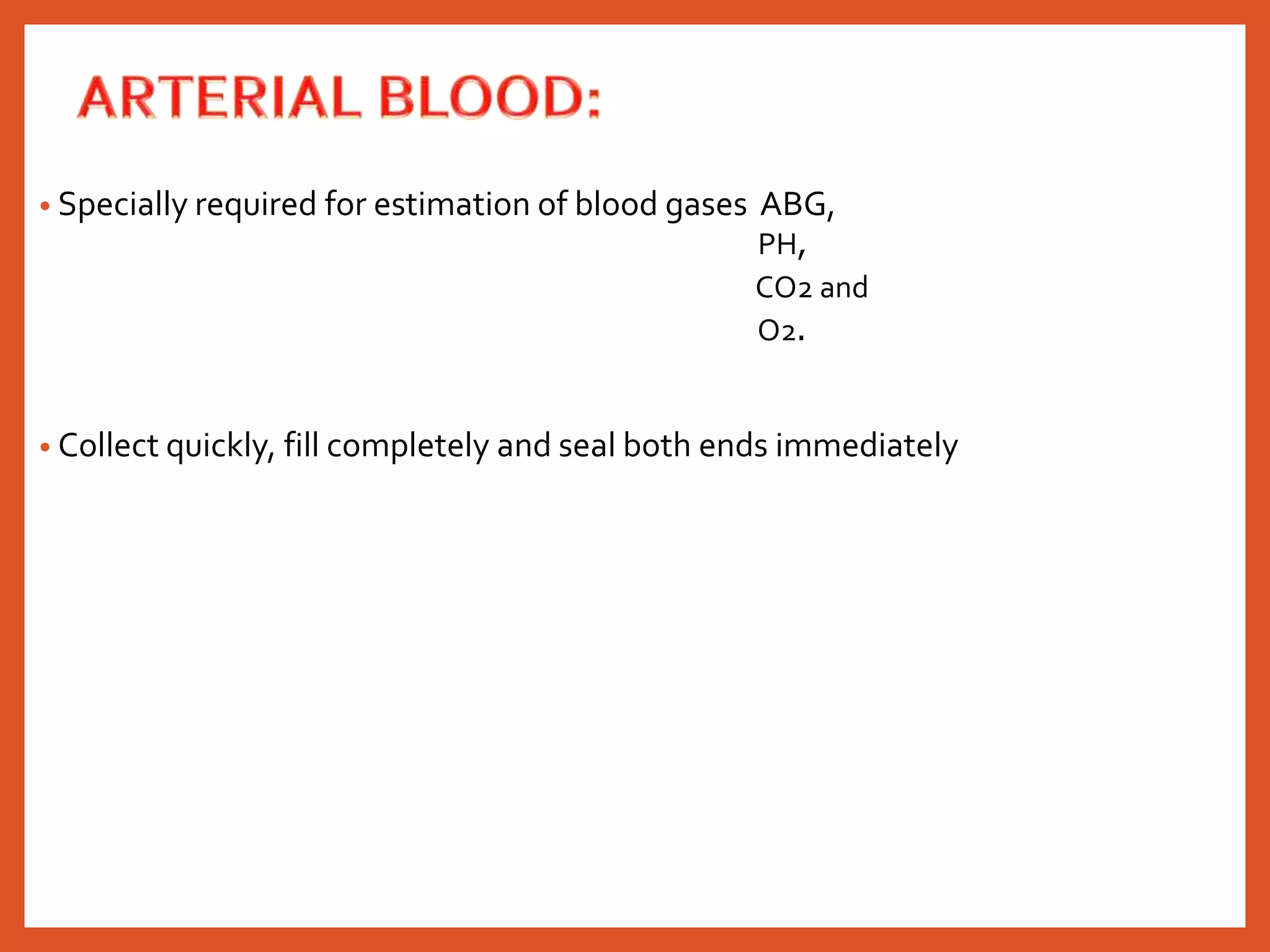 Blood collection and anticoagulants | PPTX