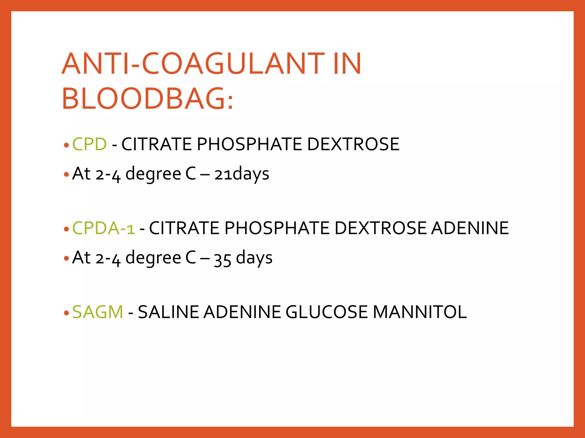 Blood collection and anticoagulants | PPTX