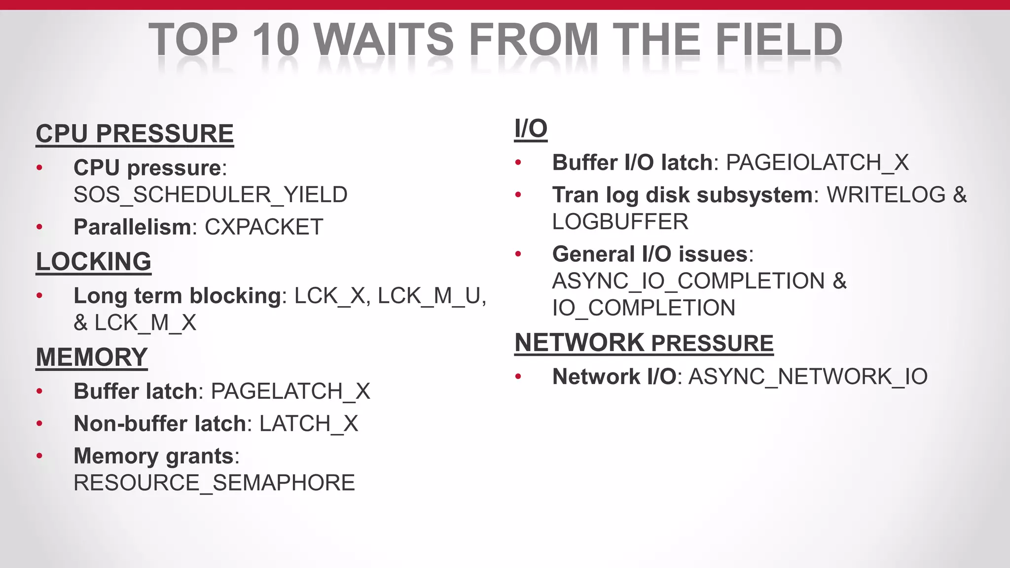 End-to-end Troubleshooting Checklist for Microsoft SQL Server | PPT