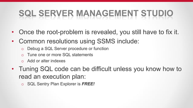 End-to-end Troubleshooting Checklist for Microsoft SQL Server | PPT