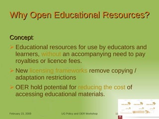 Introducing OER Africa and OER Licensing | PPT