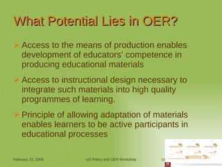 Introducing OER Africa and OER Licensing | PPT