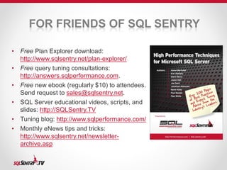 Ten query tuning techniques every SQL Server programmer should know | PPTX