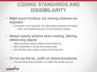 Ten query tuning techniques every SQL Server programmer should know | PPTX