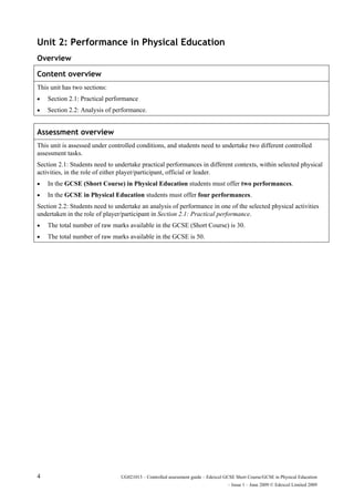 Ug021013 edexcel-gcse-in-pe-controlled-assment-gd | PDF